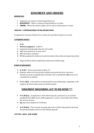 Format of Drafting Pleadings - Civil Procedure II - MMU - Studocu
