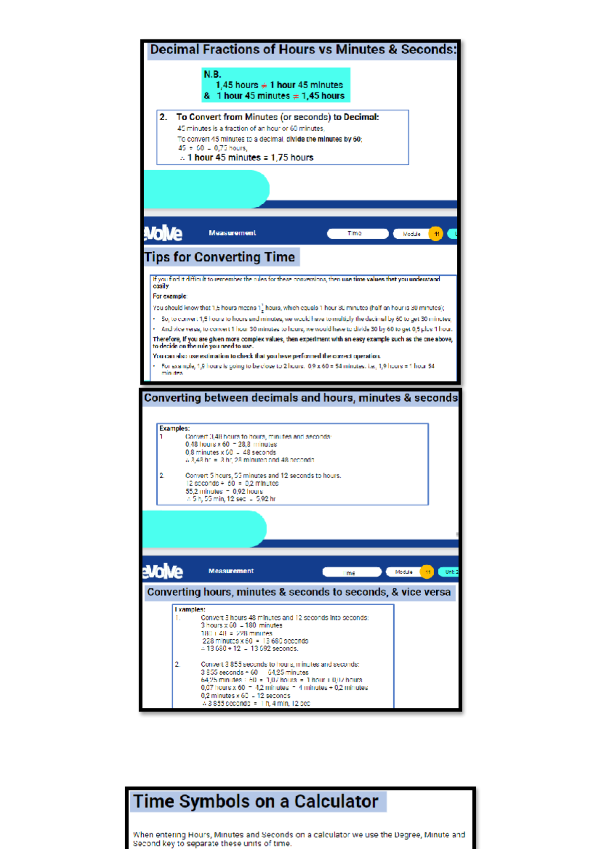 Module 11 Unit 2 - Working with Time - Studocu