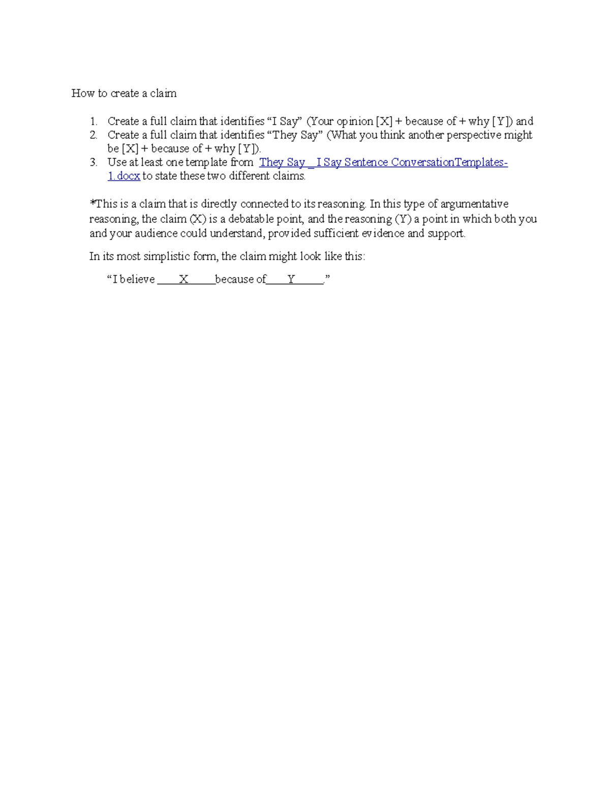 How to Create Claims - How to create a claim Create a full claim that ...