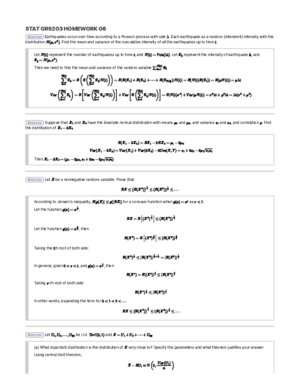 STAT GR5203 Homework 06 - STAT GR5203 HOMEWORK 06 #exercise Earthquakes ...