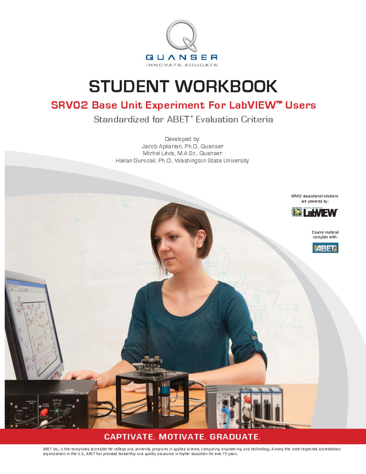 Rotary Servo Base Unit - Workbook (Student) - STUDENT WORKBOOK SRV02 Base Unit Experiment For ...
