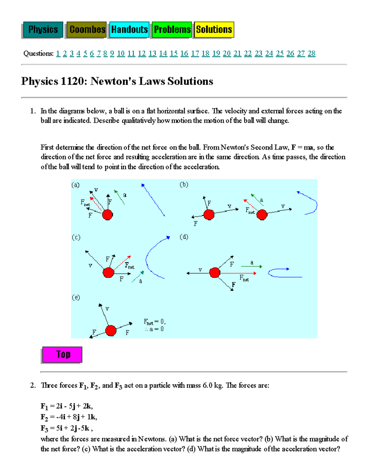 Phys 1120 Newton S Laws Solutions Engineering Studocu