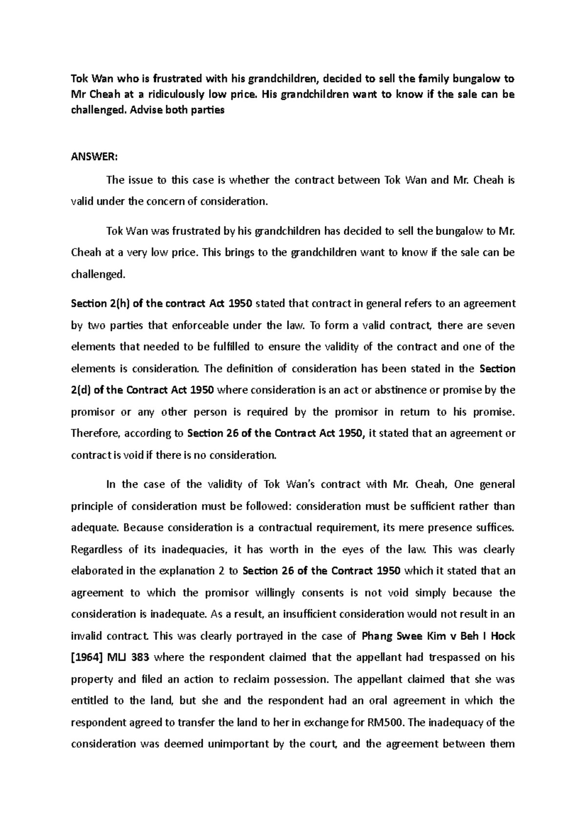 3 LWB01C - Tok Wan who is frustrated with his grandchildren, decided to ...