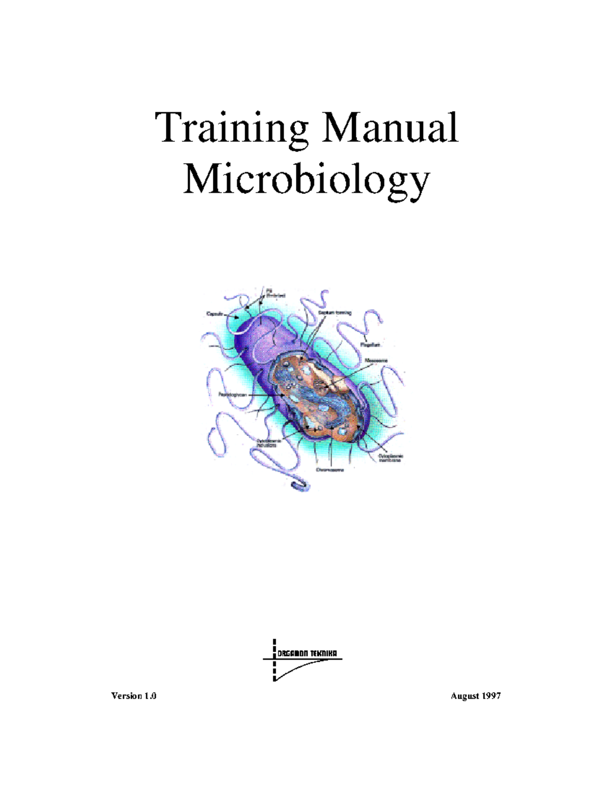 Microbiology training manual - microbiolgy - VIT - Studocu