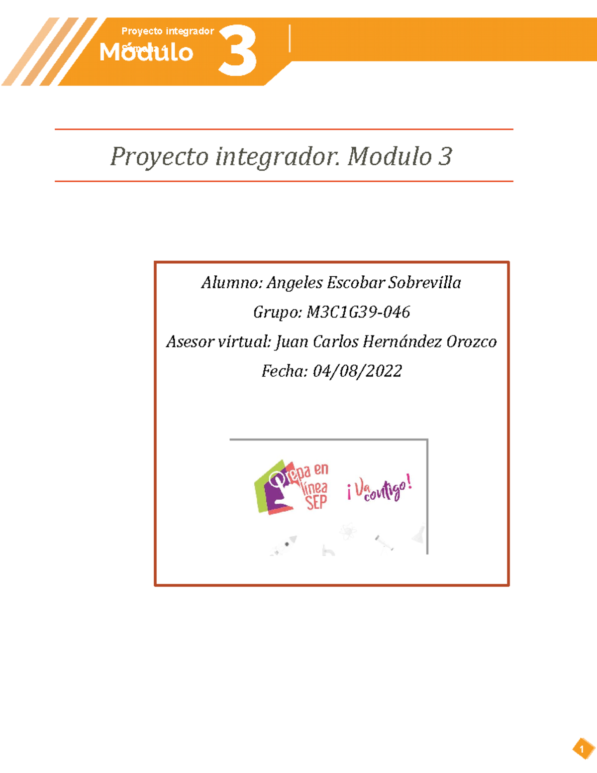 Escobar Sobrevilla Angeles M3S4PI - Proyecto integrador. Modulo 3 ...
