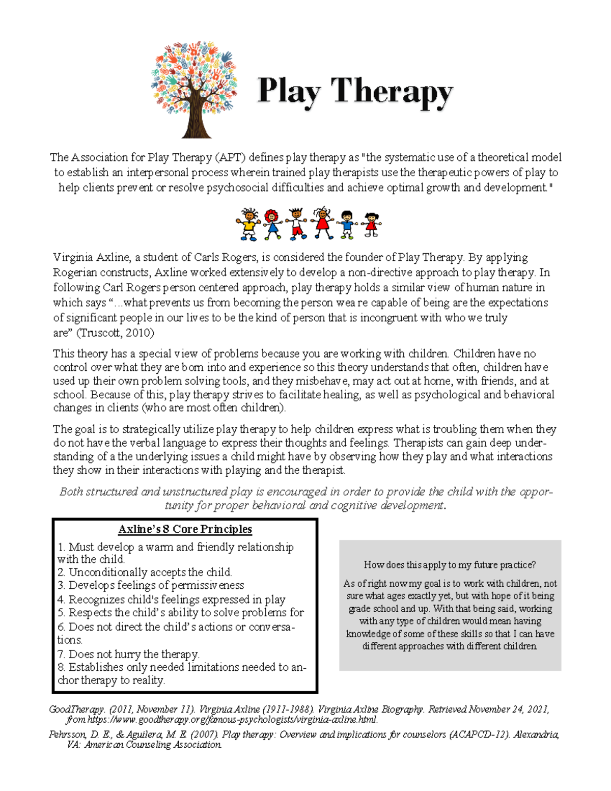Theory Review - Dr. Nolte - Play Therapy The Association for Play ...