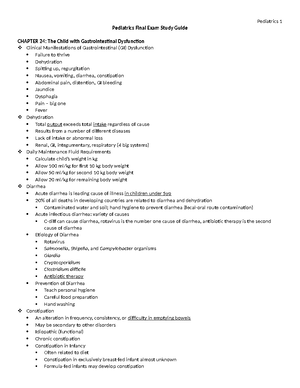 Exam 2 study guide GU RESP GI NEUROMUSCULAR - Respiratory Dysfunction ...