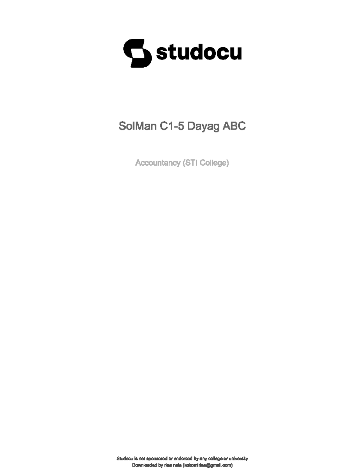 Buscom Dayag C1-5 - Accounting for Business Combination - Studocu