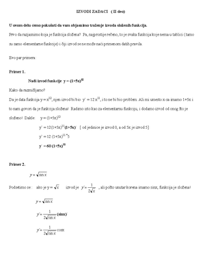 NULE Funkcije I ZNAK Funkcije - NULE FUNKCIJE I ZNAK FUNKCIJE NULE ...