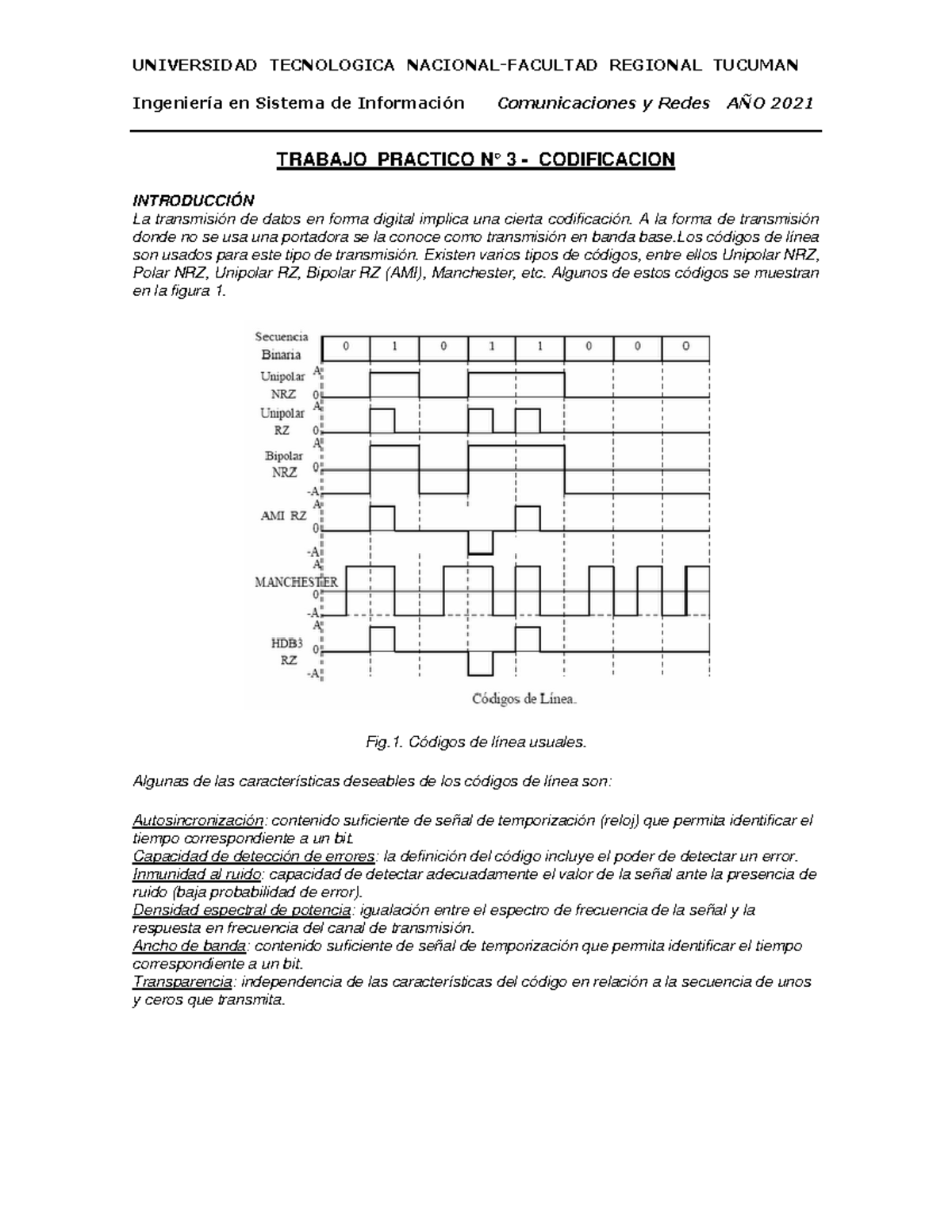 TP 3 Codificacion Modulacion - UNIVERSIDAD TECNOLOGICA NACIONAL ...
