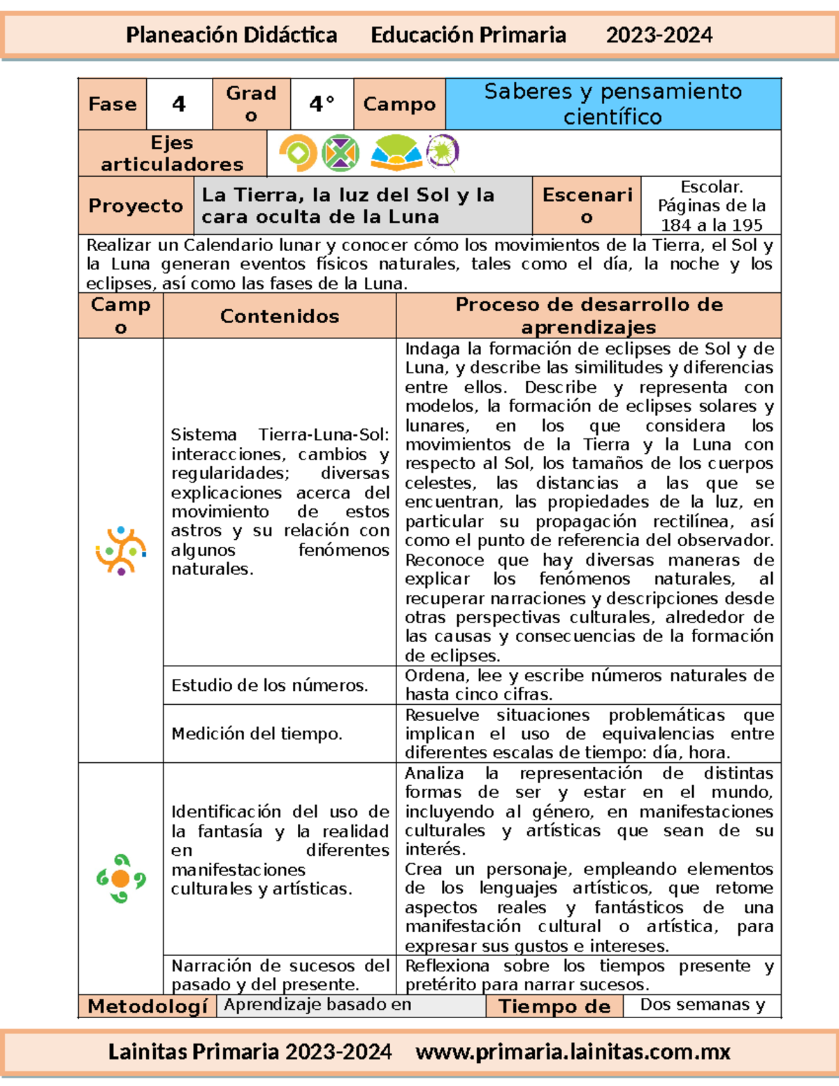 4to Grado Abril - 02 La Tierra, la luz del Sol y la cara oculta de la ...