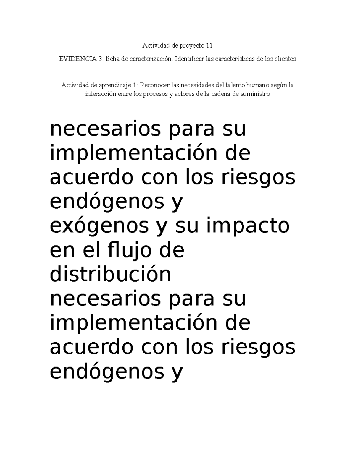 Evidencia 3 - NUEVO - Actividad de proyecto 11 EVIDENCIA 3: ficha de caracterización ...