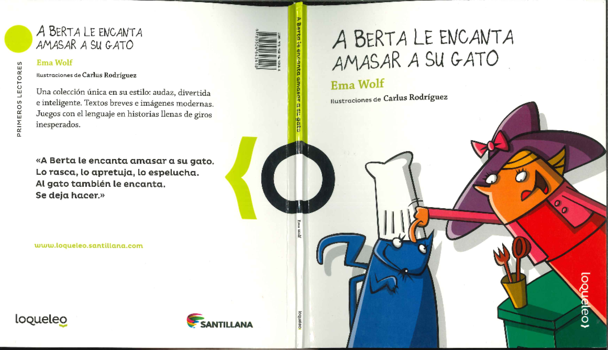 Libro A Berta LE Encanta Amasar A SU GATO - A BERTA LE ENCANTA ISSN ...