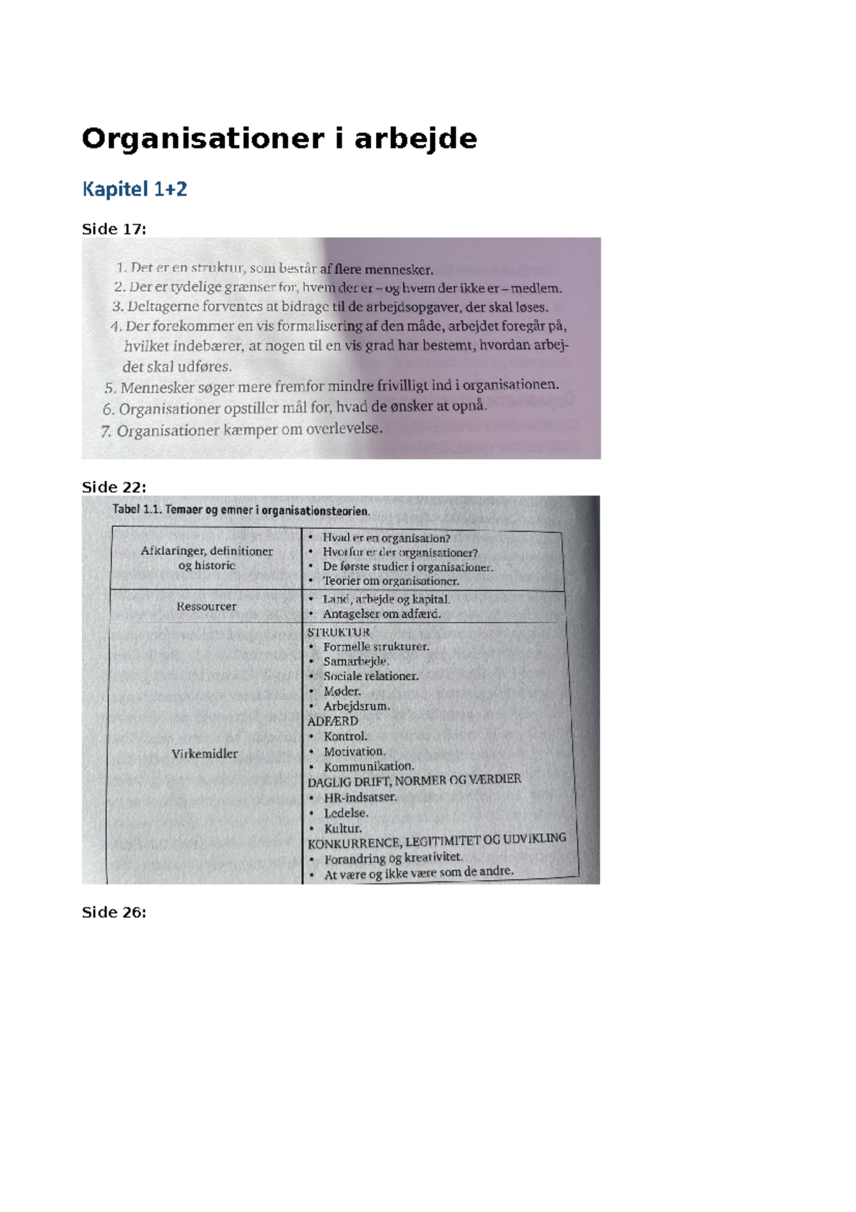 Organisationer i arbejde - Organisationer i arbejde Kapitel 1+ Side 17 ...