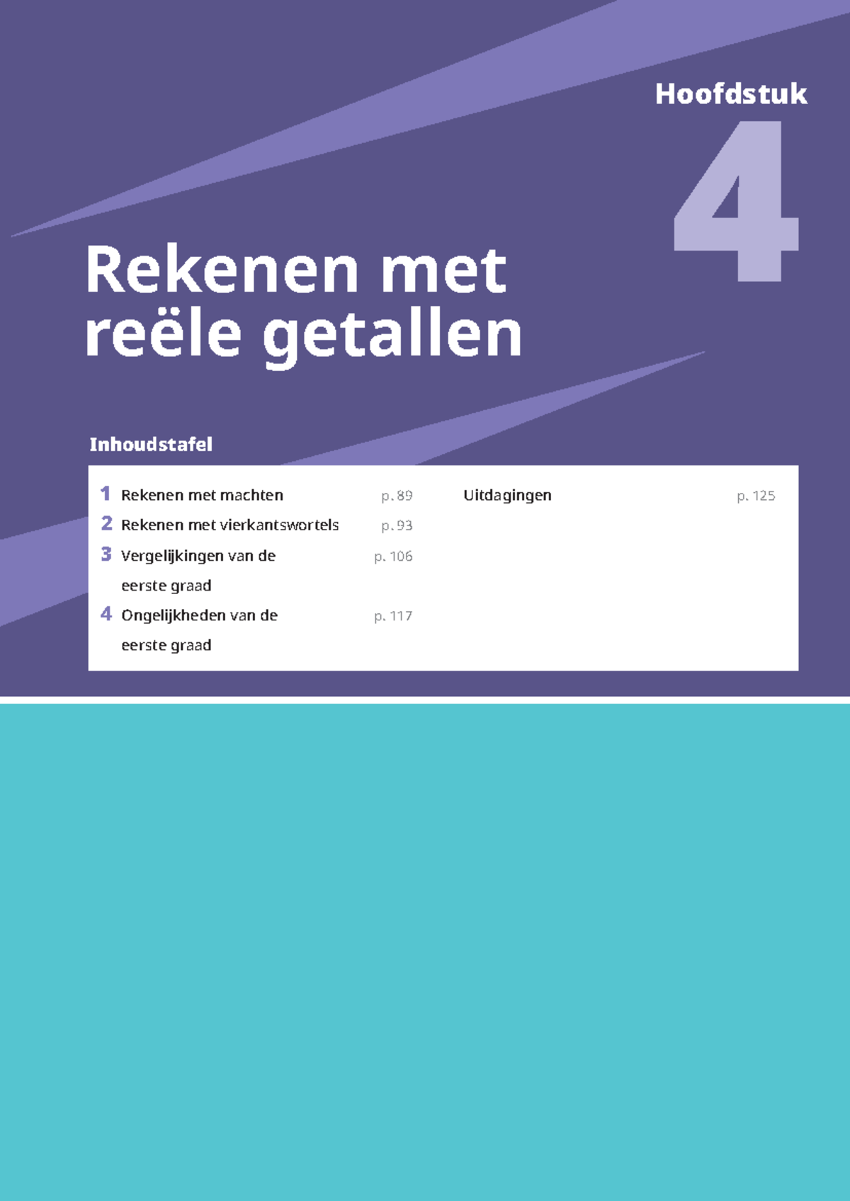 Wiskunde, oplossingen opdrachtenboek 3e jaar H4 - 4 ####### Hoofdstuk ...