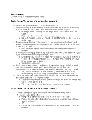 Chapter 1- Population, Parameters, Samples and Statistics - Chapter 1 – Population, Parameters ...