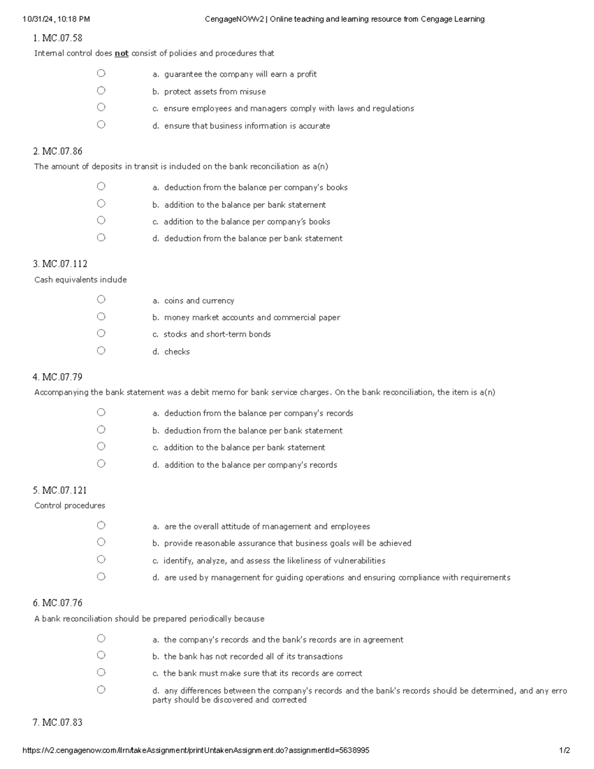 Cengage NOWv 2 Online teaching and learning resource from Cengage ...