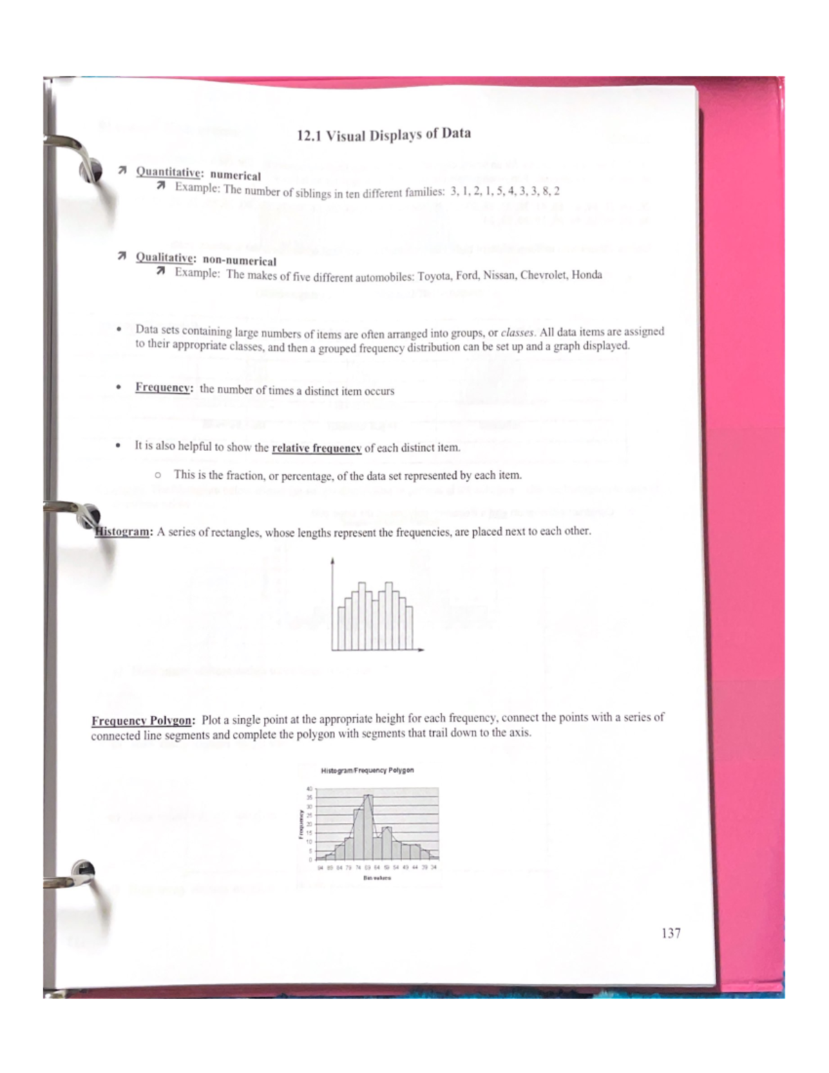 Measures of Position - 12 Visual Displays of Data A Quantitative ...
