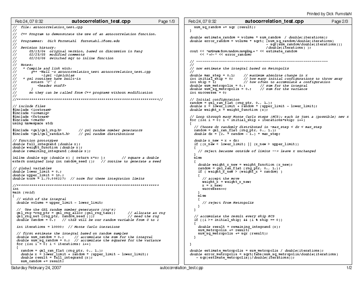 Autocorrelation test - Printed Dick Furnstahl autocorrelation_test Feb ...