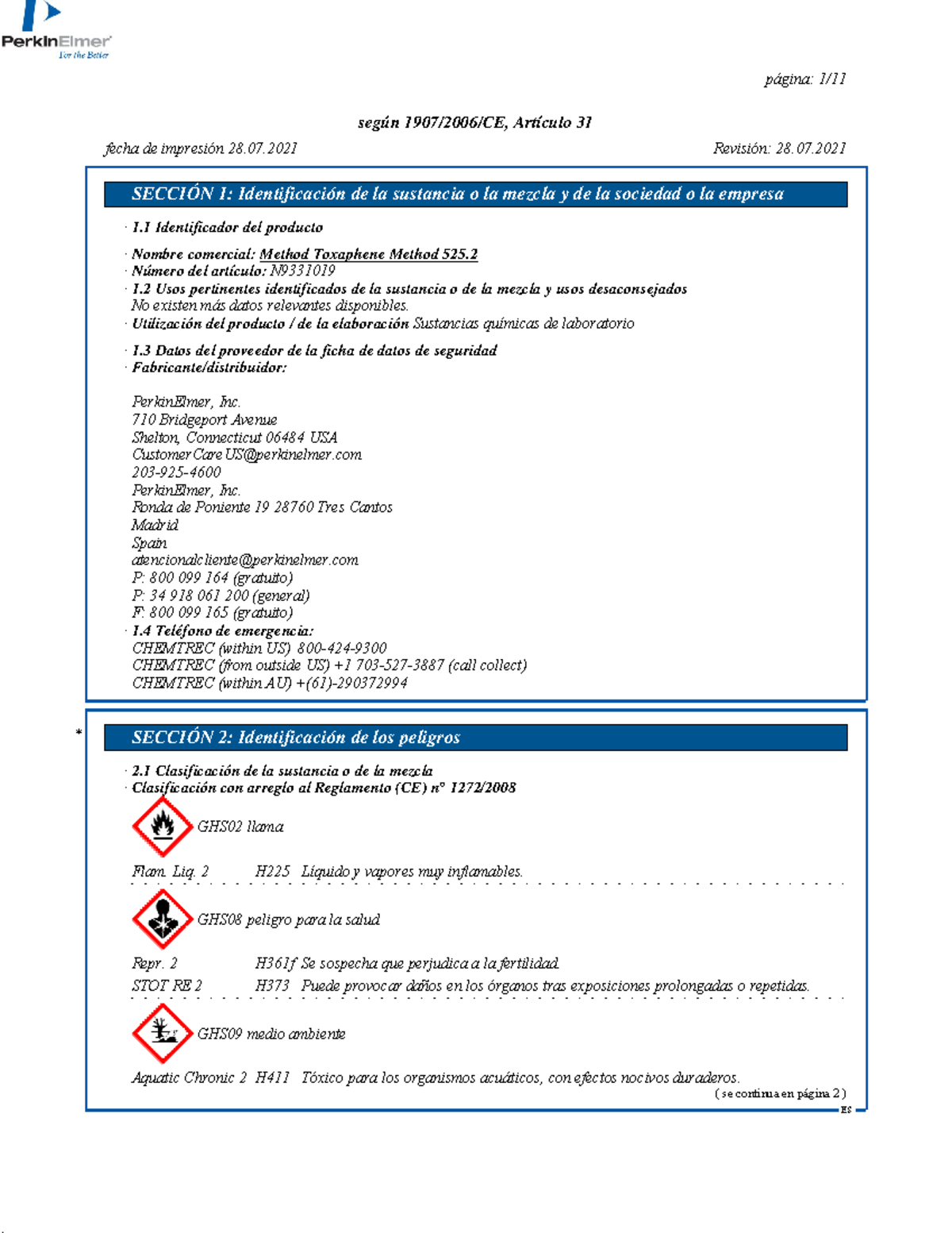 Msds n9331019 es (es) - tareaaaaaaaaa - Ficha de datos de seguridad ...