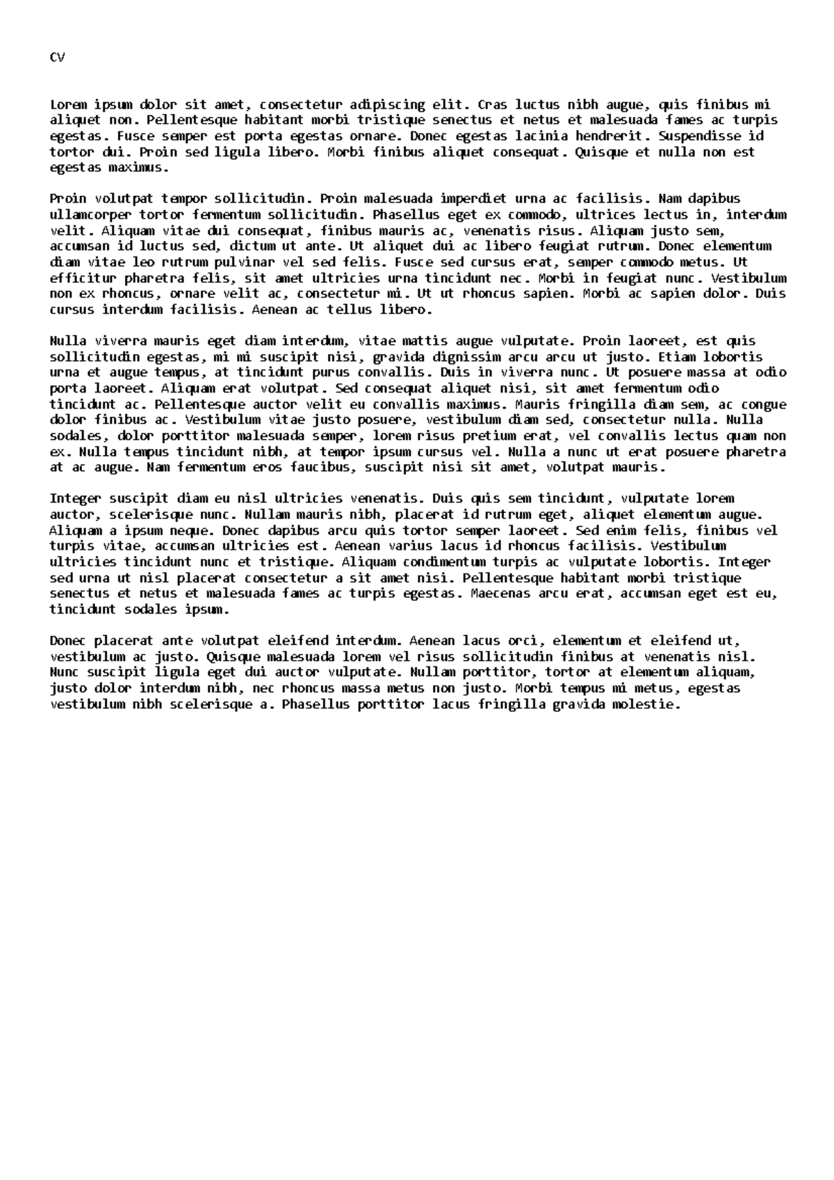 Cv - rnis autant d'informations supplémen rnis autant d'informations supplémen Trop - CV Lorem ...