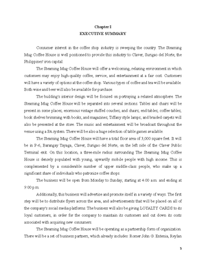 Chapter V Draft - BUSINESS PLAN - Chapter V TECHNICAL PLAN A ...