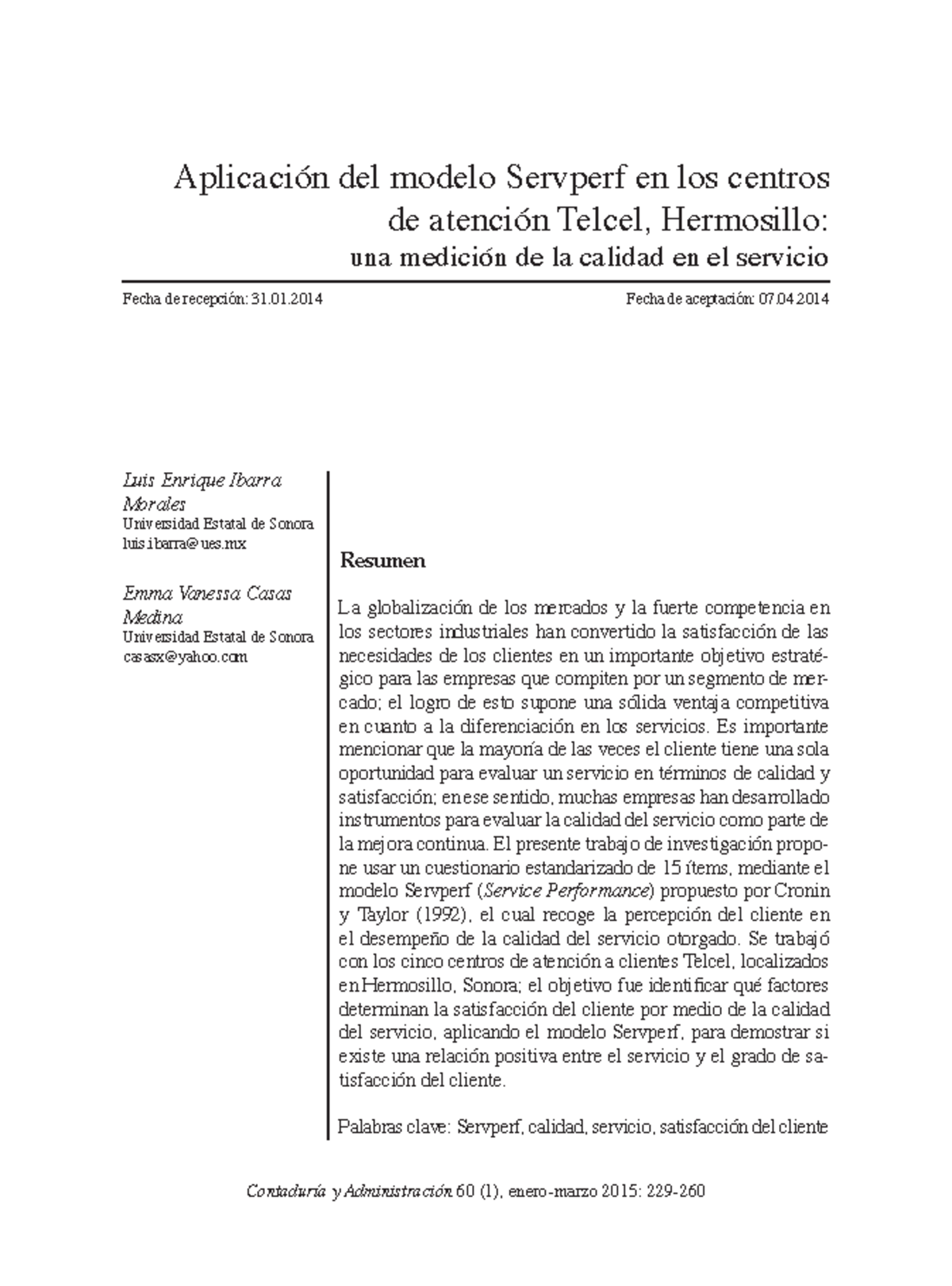 Dialnet-Aplicacion Del Modelo Servperf En Los Centros De Atencion T ...