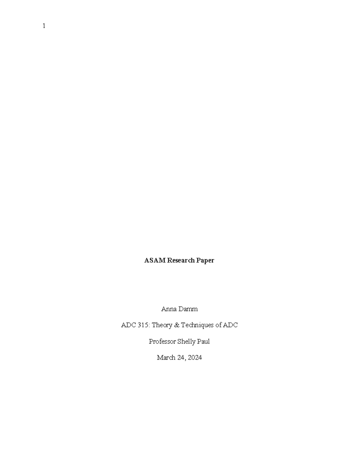 ASAM Research Paper - Goes through teh ASAM criteria in detail. - ASAM ...