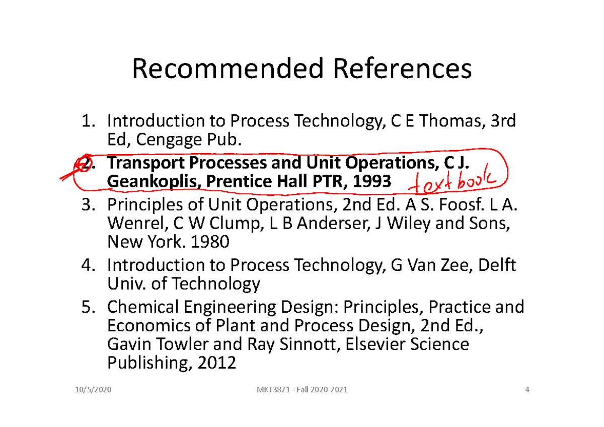 MKT3871-Week01_slides - Recommended References 1. Introduction to ...