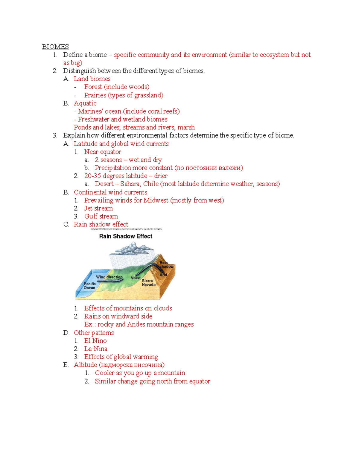 Review Test 2 Biology - Lecture notes notes for the second exam ...