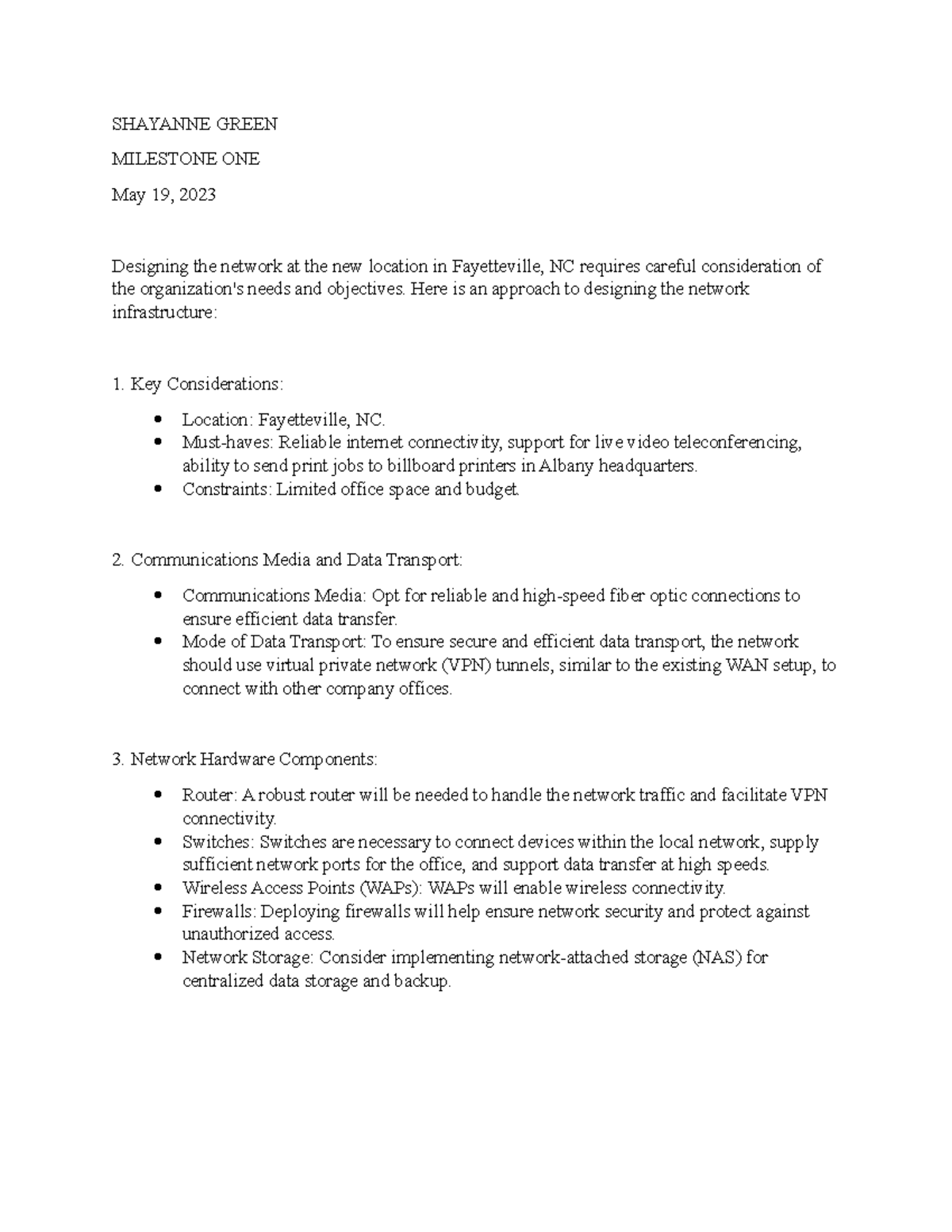 Milestone ONE MOD 3 - MODULE 3 of IT-212 B+ - IT-212 - SNHU - Studocu