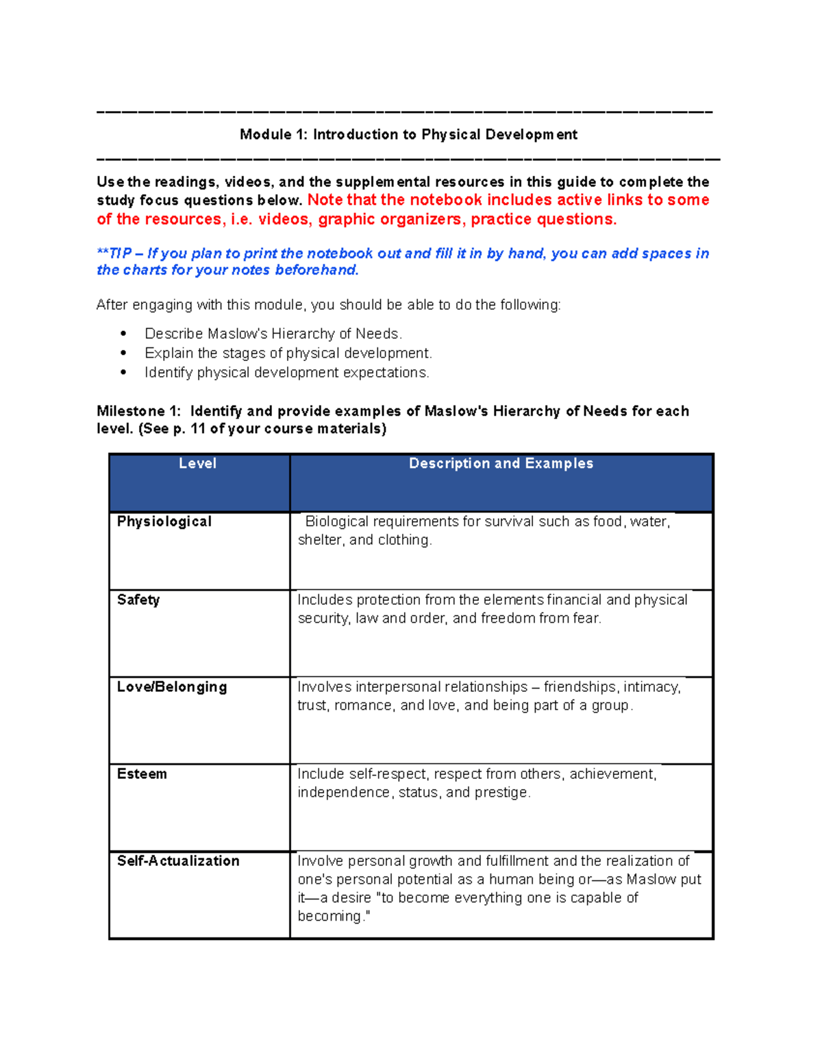 Module 1 Notebook - For the second attempt on task 1 - - Studocu