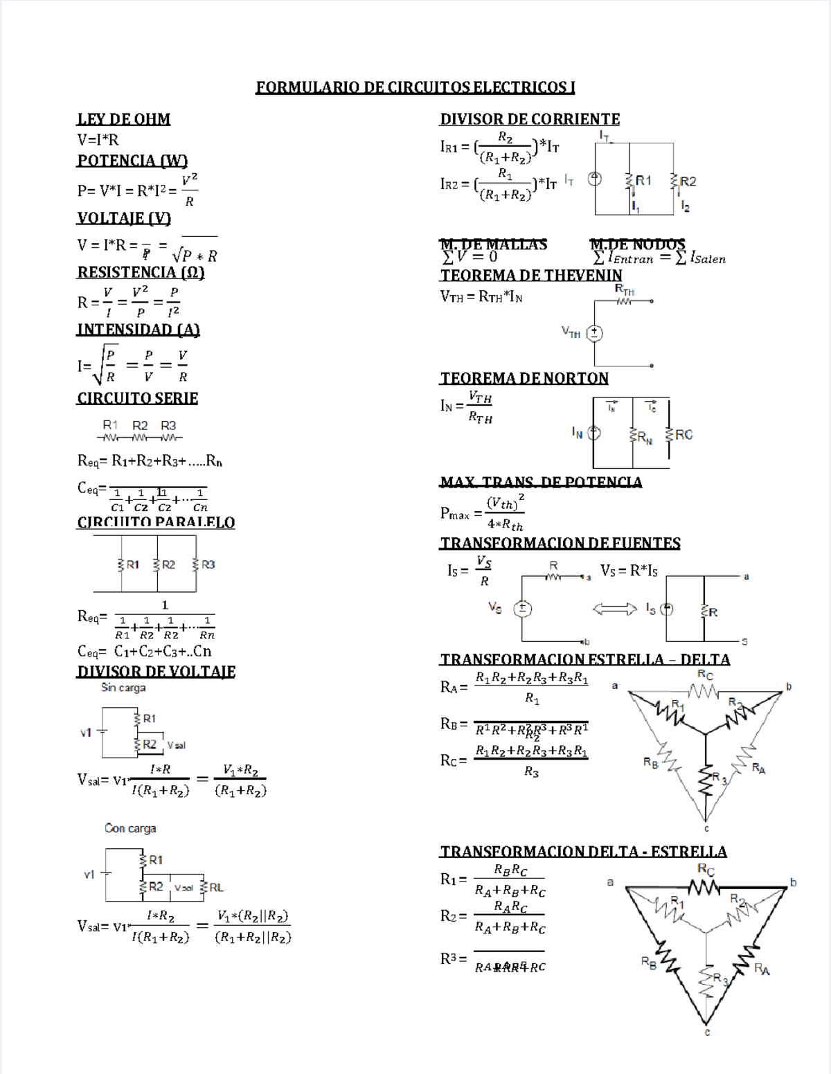 Pdf-formulario-circuitos-electricos compress - FORMULARIO DE CIRCUITOS ...