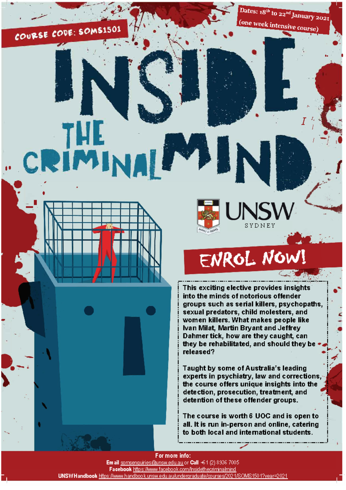 UNSW Summer Course flyer - .•. •- • • • _. • I• I I, I - • I This ...