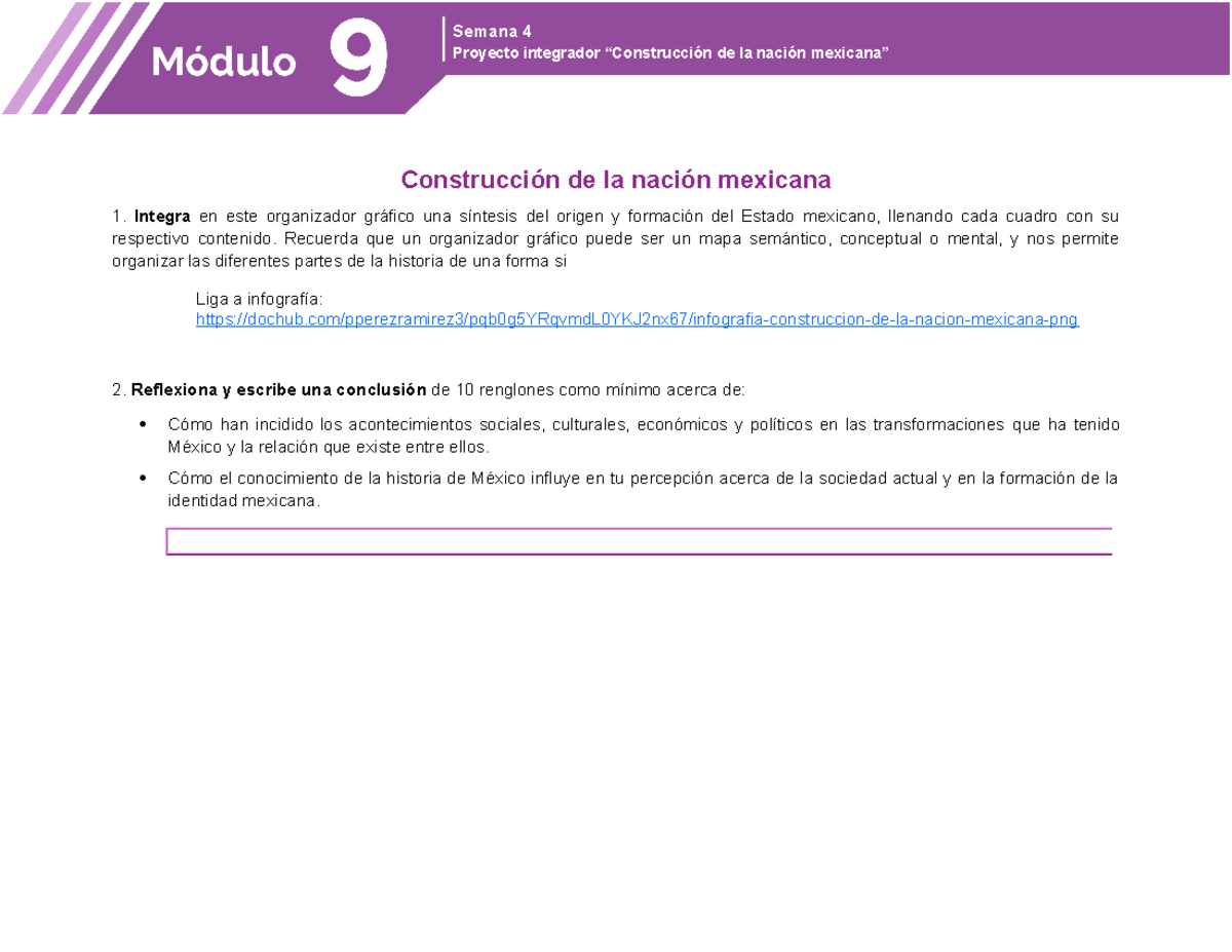 Perez Ramirez Pablo M09S4PI - Construcción de la nación mexicana 1 ...