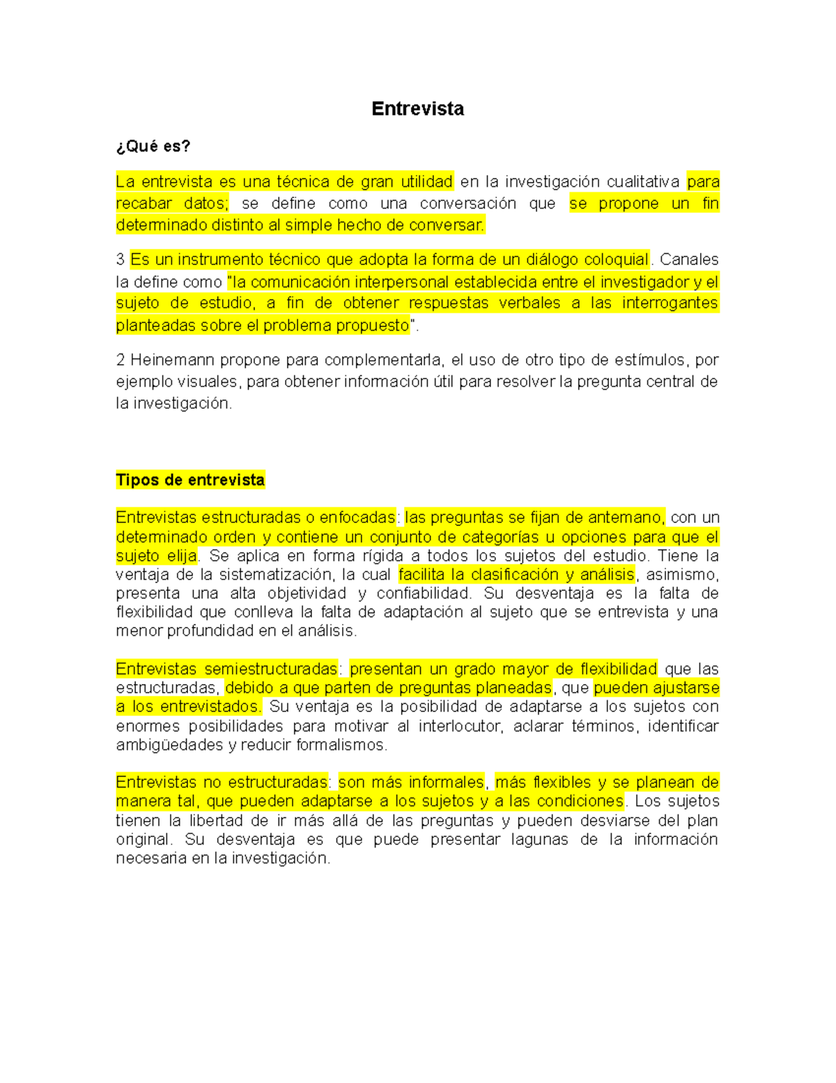 Info-EOYE - la tarea - Entrevista ¿Qué es? La entrevista es una técnica ...