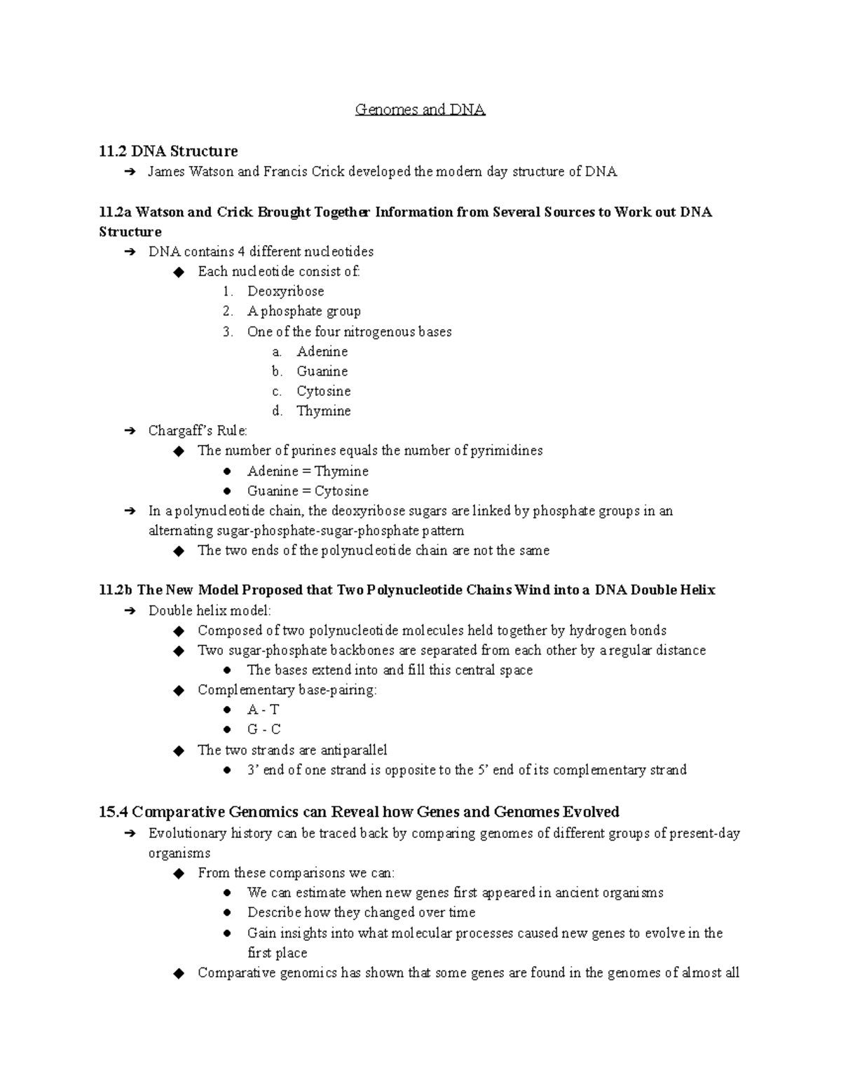 Topic #4 Genomes and DNA - Genomes and DNA 11 DNA Structure James ...