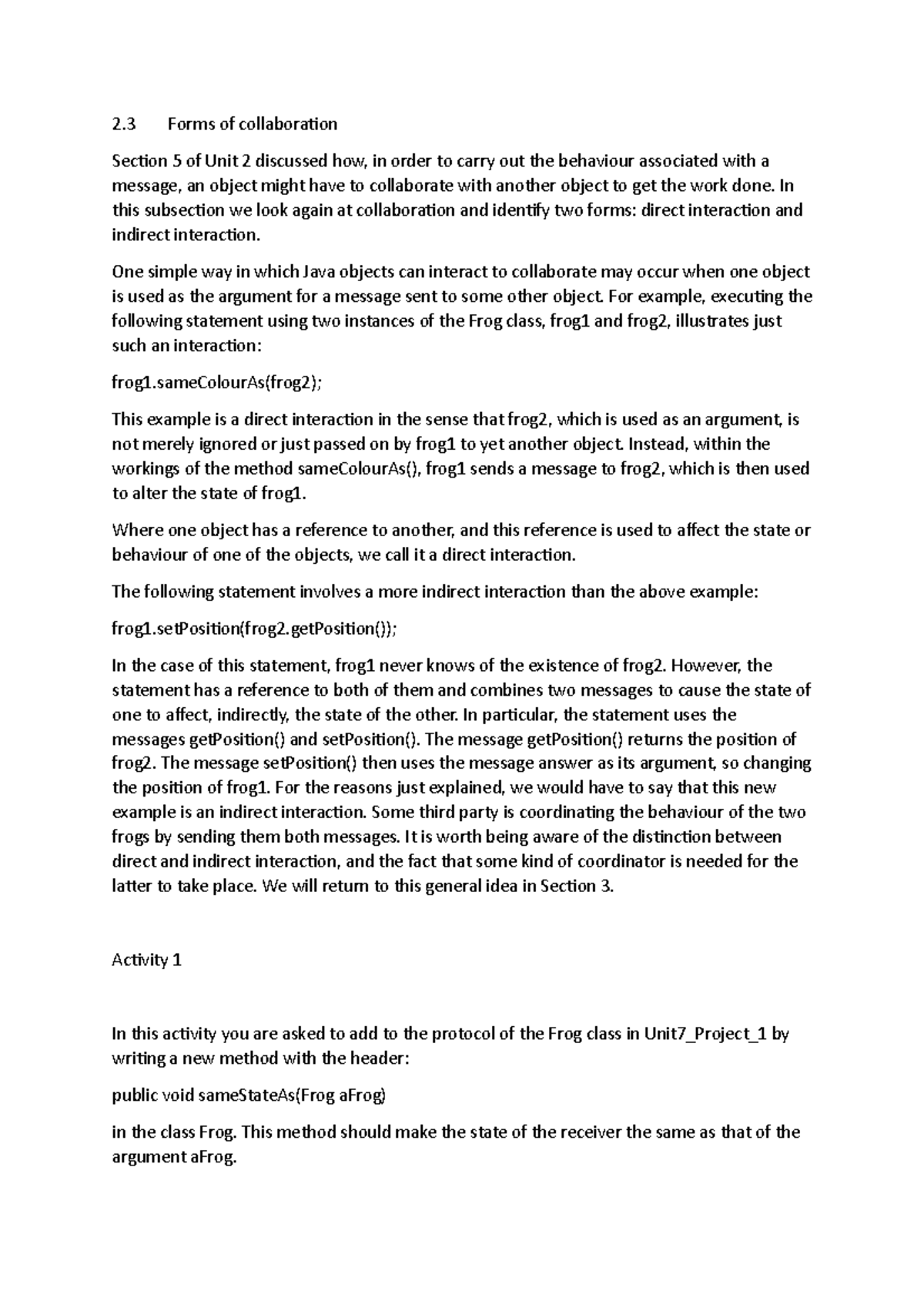 Unit 7 - 2 - in depth notes from the units in the M250 module - 2 Forms ...