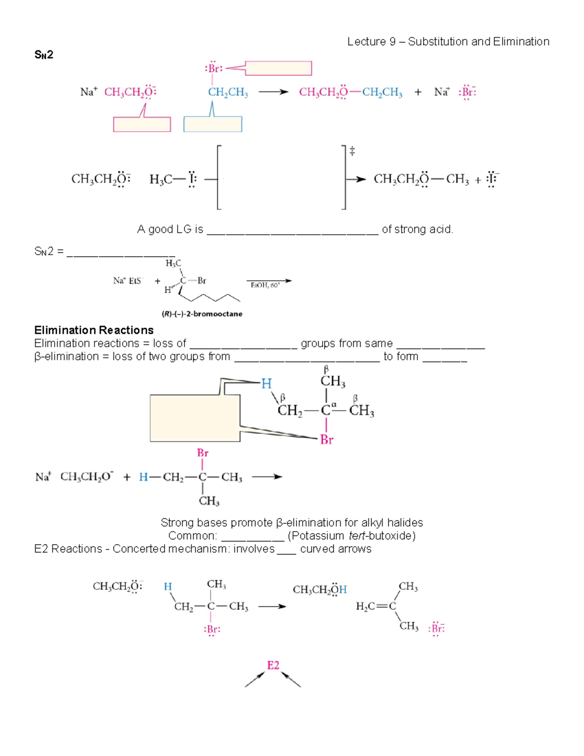 9 - Substitution and Elimination - Lecture 9 – Substitution and ...