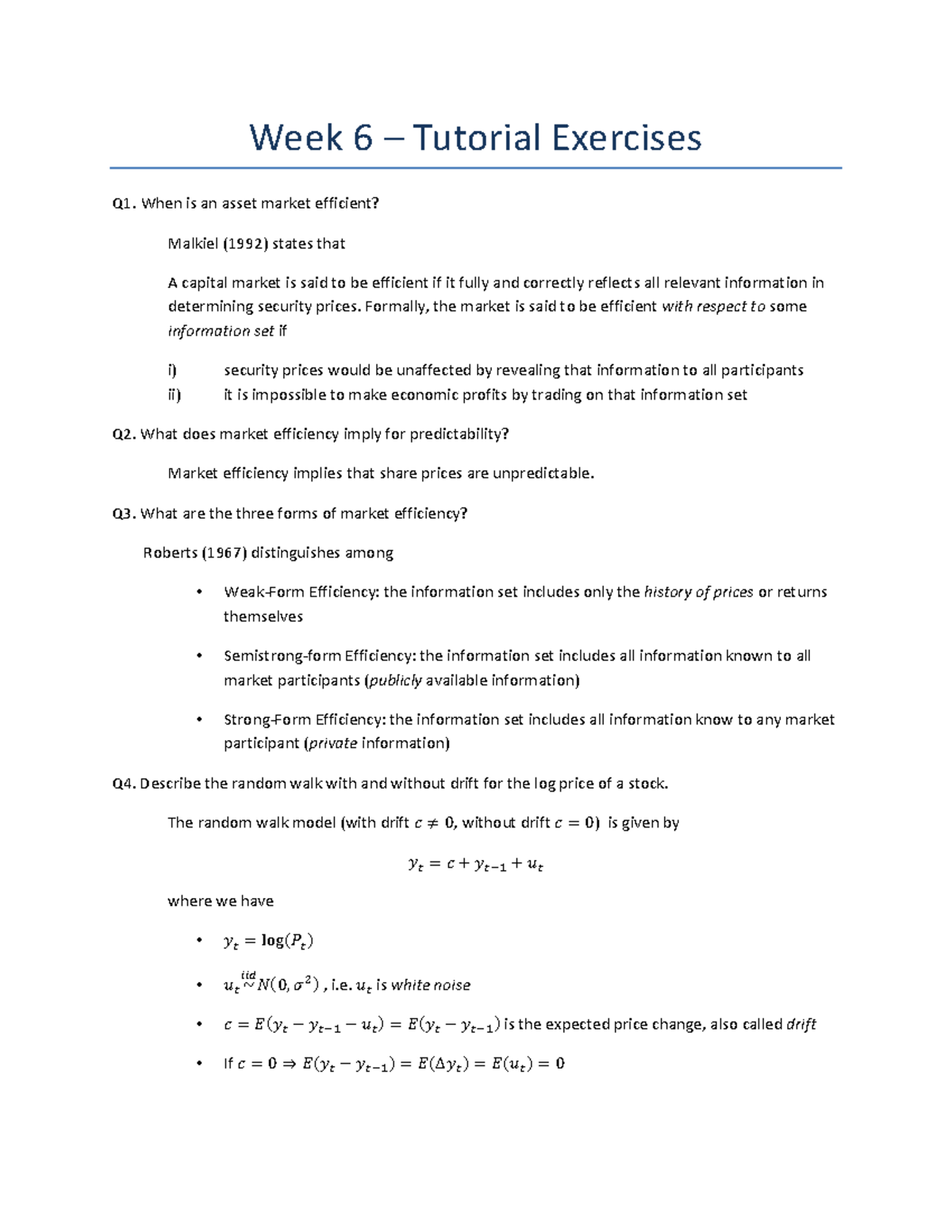 Econ3034 Tutorial Solutions Week 06 Warning Tt Undefined Function 32 Week 6 Tutorial