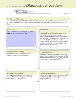 Diltiazem paperwork - ACTIVE LEARNING TEMPLATES THERAPEUTIC PROCEDURE A ...
