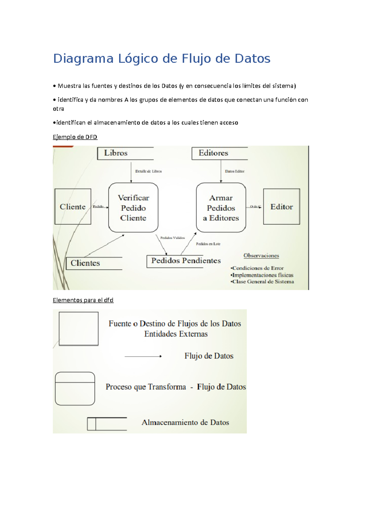 Diagrama Lógico de Flujo de Datos - Flujo de datos Movimiento de Datos ...