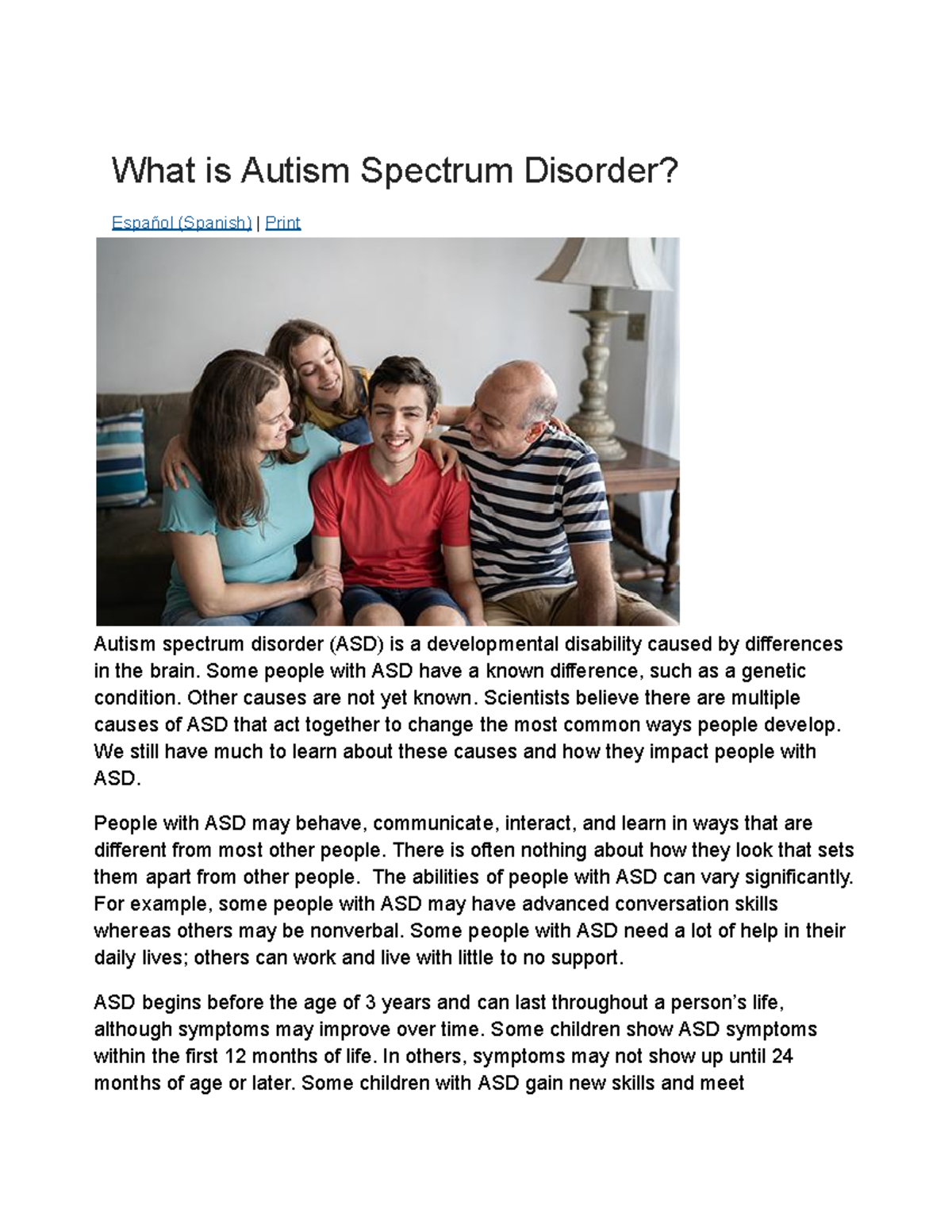 What is Autism Spectrum Disorder - What is Autism Spectrum Disorder ...