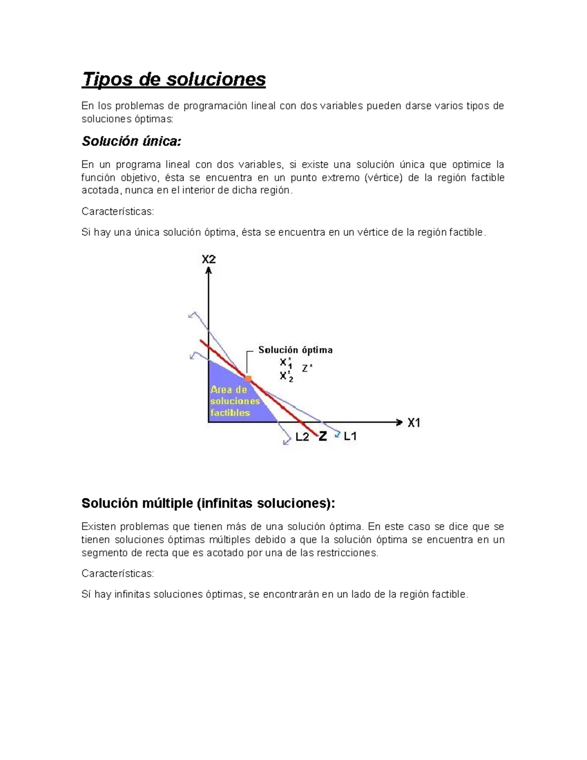 Tipos de soluciones de investigación de operaciones - Tipos de ...