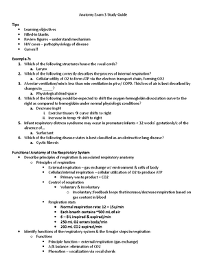 A&P 2 Exam 1 Study Guide - A & P 2 Exam 1 Lecture 3: Anatomy of Blood ...