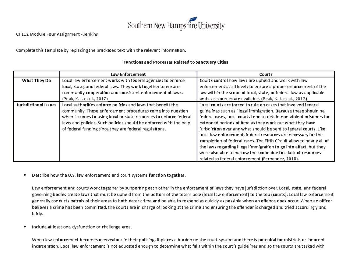 CJ 112 Module Four Assignment - Jenkins - CJ 112 Module Four Assignment ...