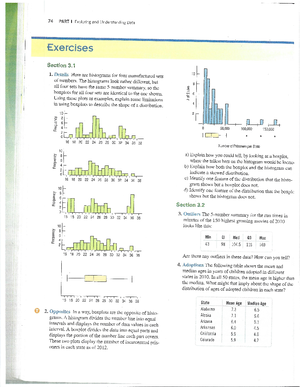 Chapter 4-7 Summary of Chapter 4 Stats: Data and Models 4th edition ...