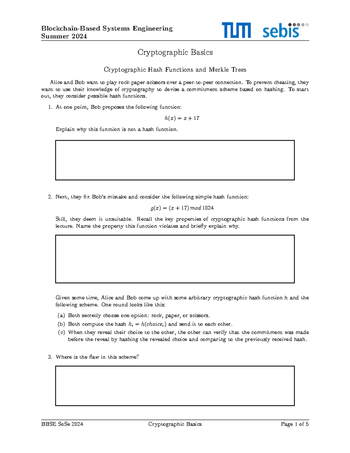 Exercise 2 - Cryptographic Basics - Blockchain-Based Systems Engineering Summer 2024 ...