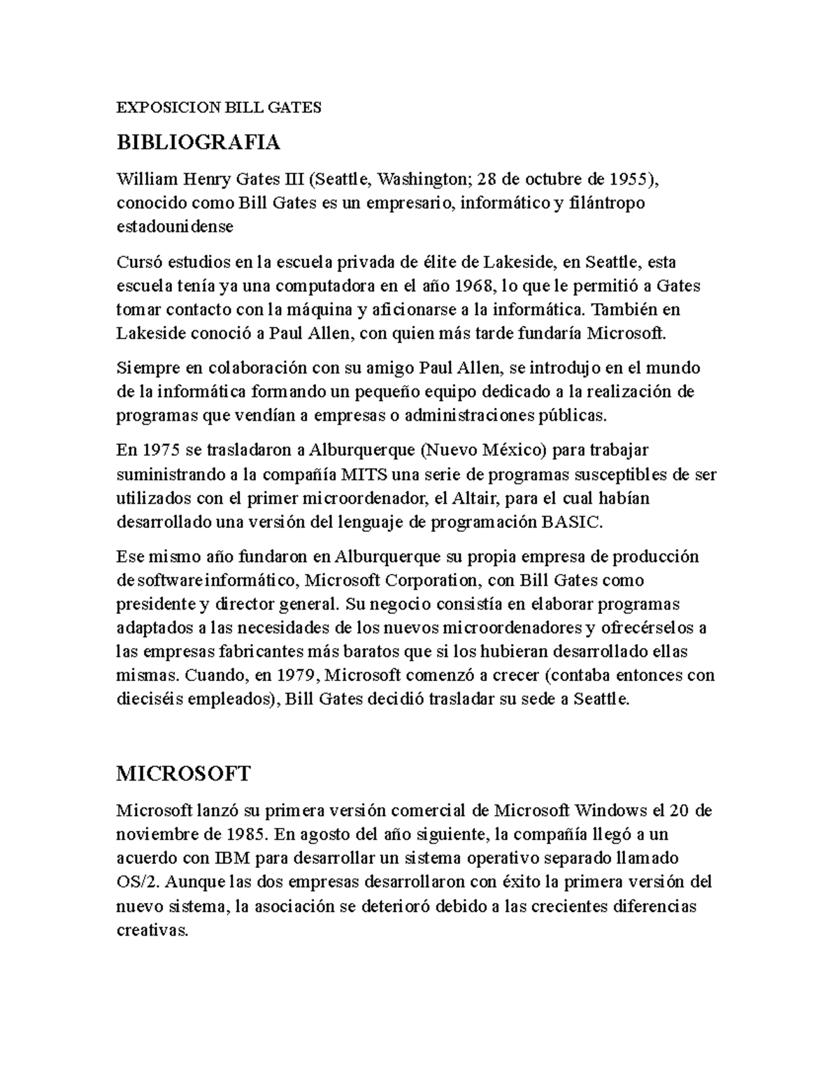 Exposicion BILL Gates - jj,kkkkkkkkkkkkkkkkkkkkkkkkkkk - EXPOSICION ...