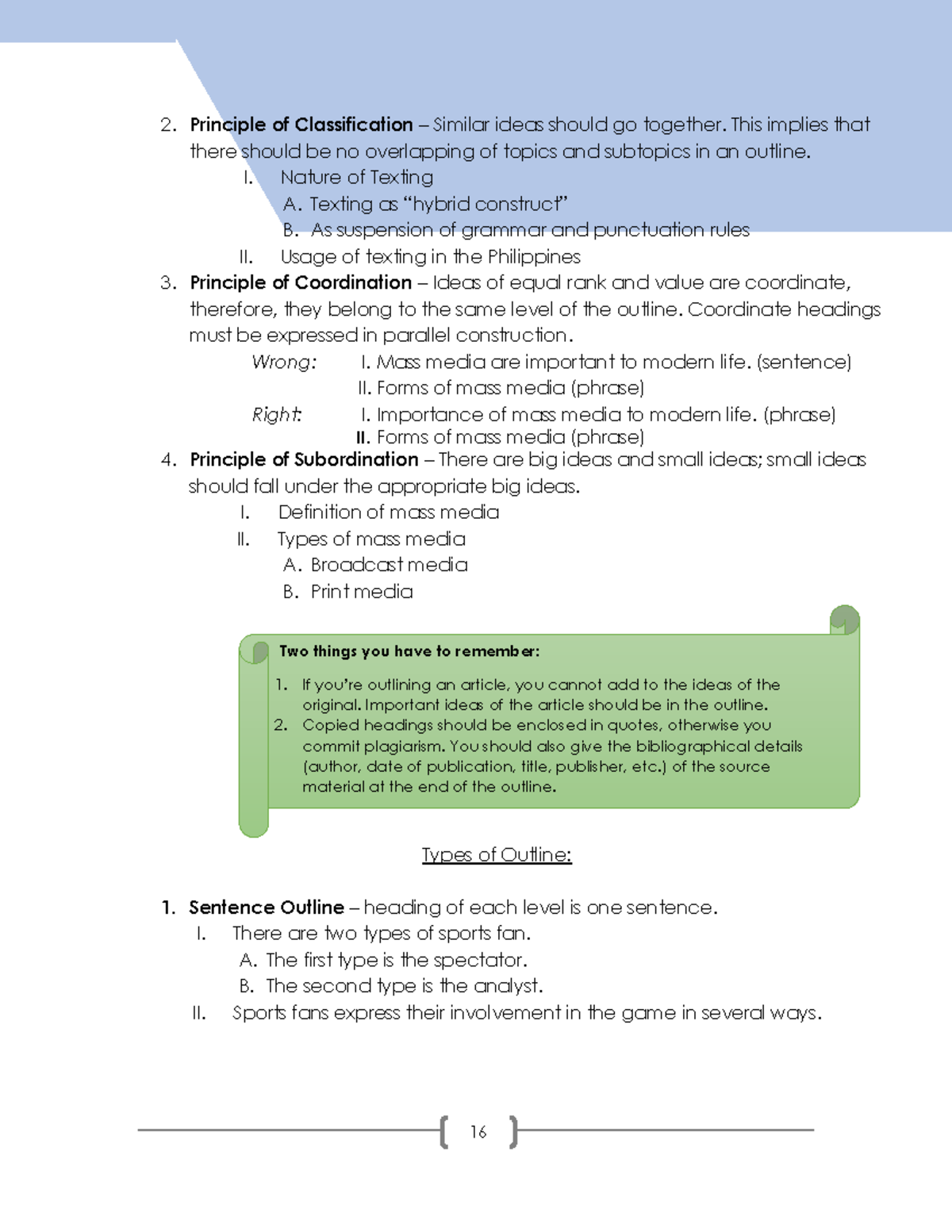Lecture for EAPP -Principle of Classification - 16 2. Principle of ...